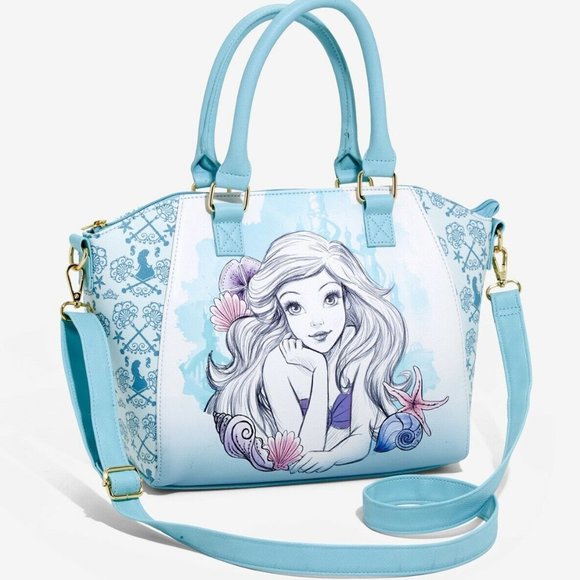 Loungefly | Bags | Loungefly Disney Little Mermaid Satchel Ariel Purse ...